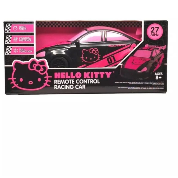 Hello Kitty | Toys | Hello Kitty Remote Control Racing Car Black Pink ...